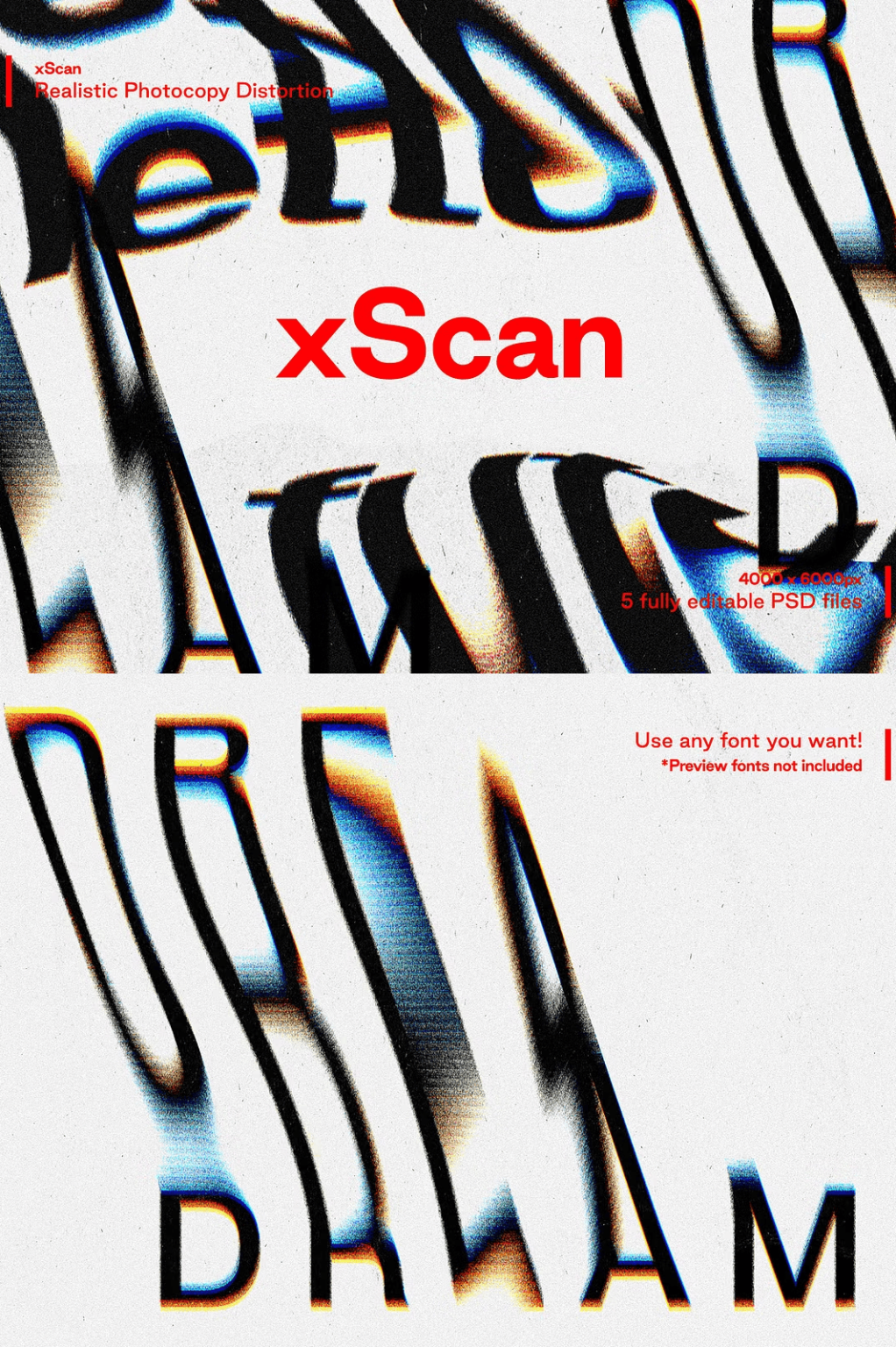 xScan - Photocopy Distortion Effect